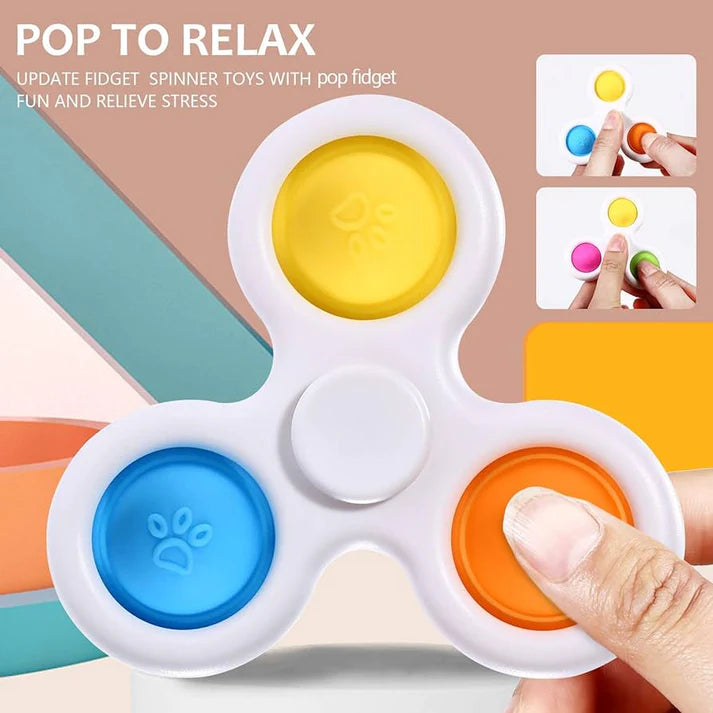 Fun & Stress Relief With the Pop It Fidget Spinner – tarteeb.pk