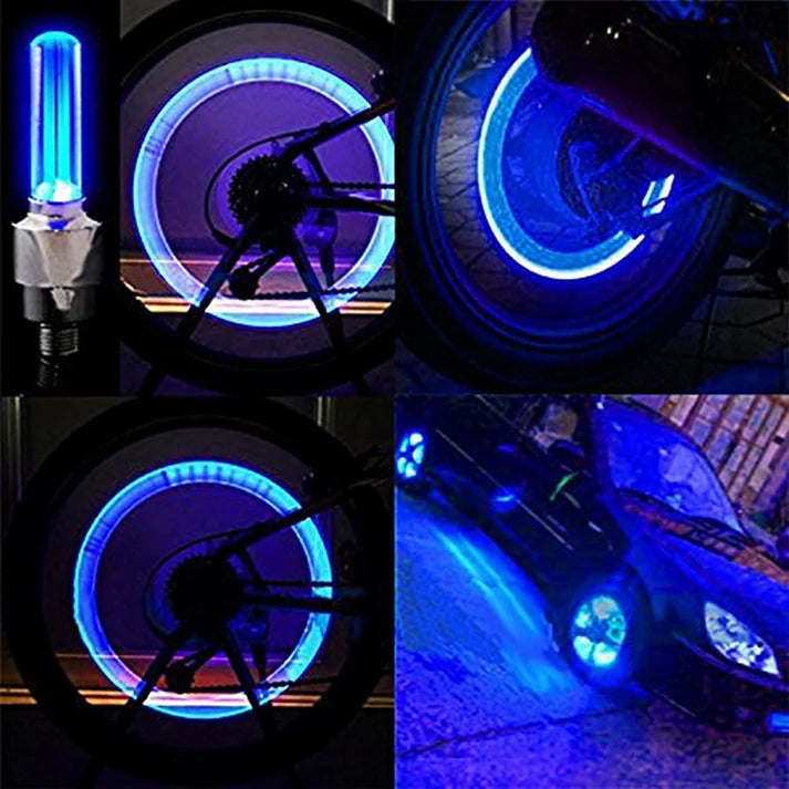 2PCS LED Tire Lights for Bikes and Cars – tarteeb.pk