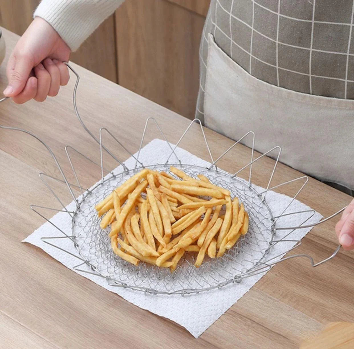 Kitchen Foldable Chef Basket For Daily Cooking – tarteeb.pk