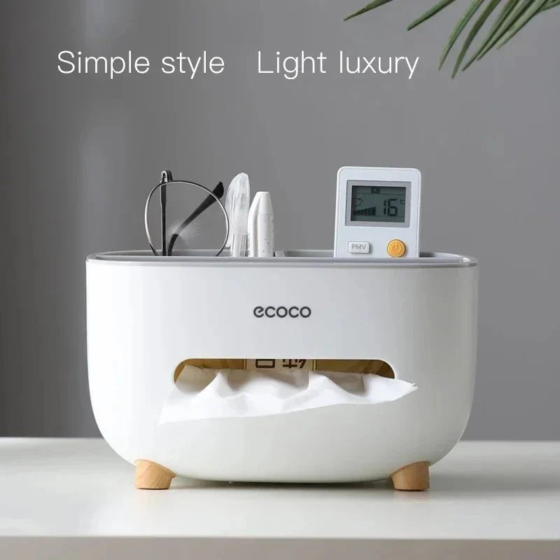 Ecoco Desktop Tissue Box Organizer For Office & Home – tarteeb.pk